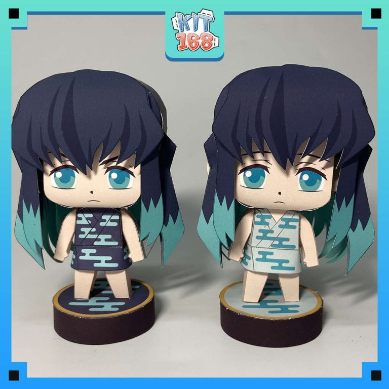 Mô hình giấy Chibi Yuichiro & Muichiro Tokito - Kimetsu no Yaiba ...