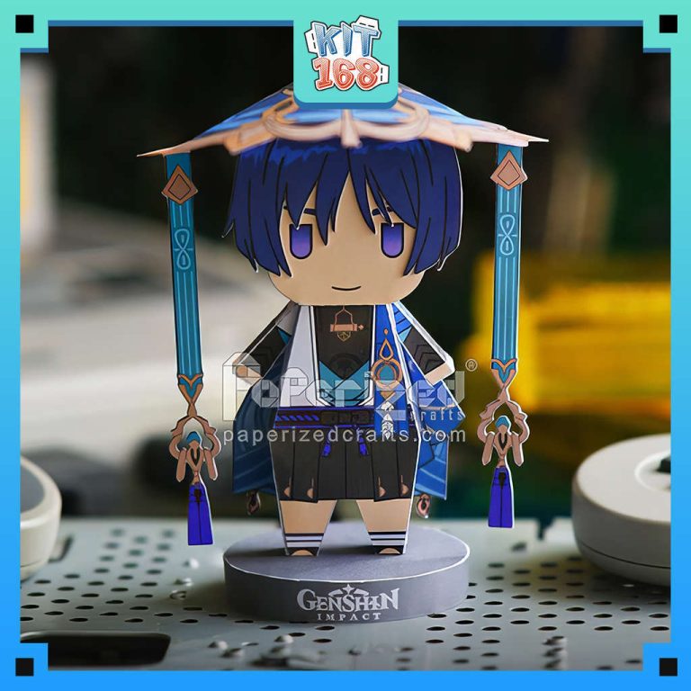 Mô hình giấy Chibi Wanderer Scaramouche - Genshin Impact - Kit168 Shop ...
