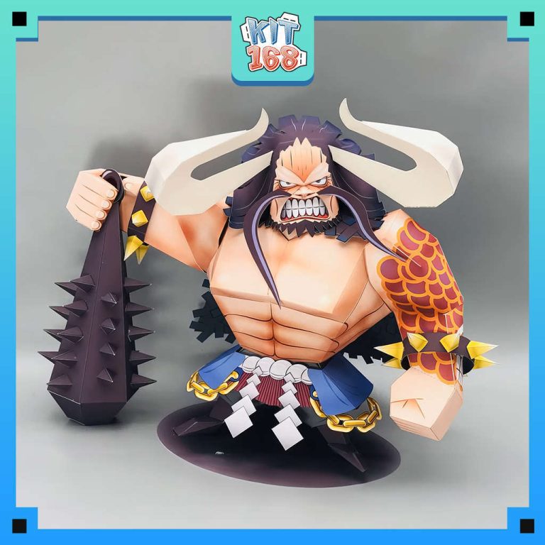 Mô hình giấy Chibi Kaido - One Piece - Kit168 Shop mô hình giấy