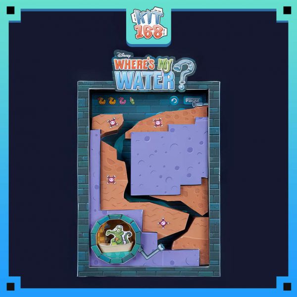 Mô hình giấy Swampy ver 3 - Where's My Water - Kit168 Shop mô hình giấy