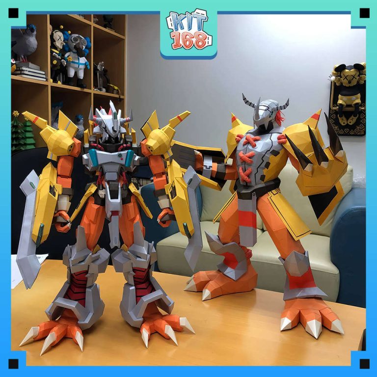 Mô hình giấy Wargreymon X - Digimon - Kit168 Shop mô hình giấy