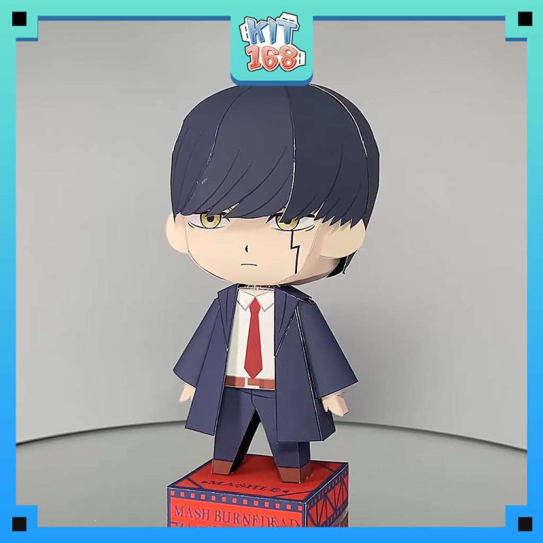 Mô hình giấy Chibi Mash Burnedead - Mashle - Kit168 Shop mô hình giấy