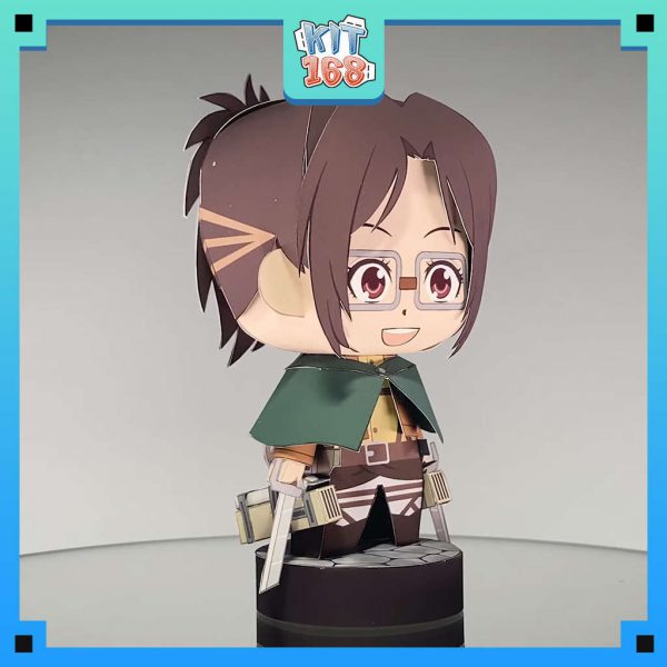 Mô hình giấy Chibi Hange Zoe ver 2 - Attack on Titan - Kit168 Shop mô ...