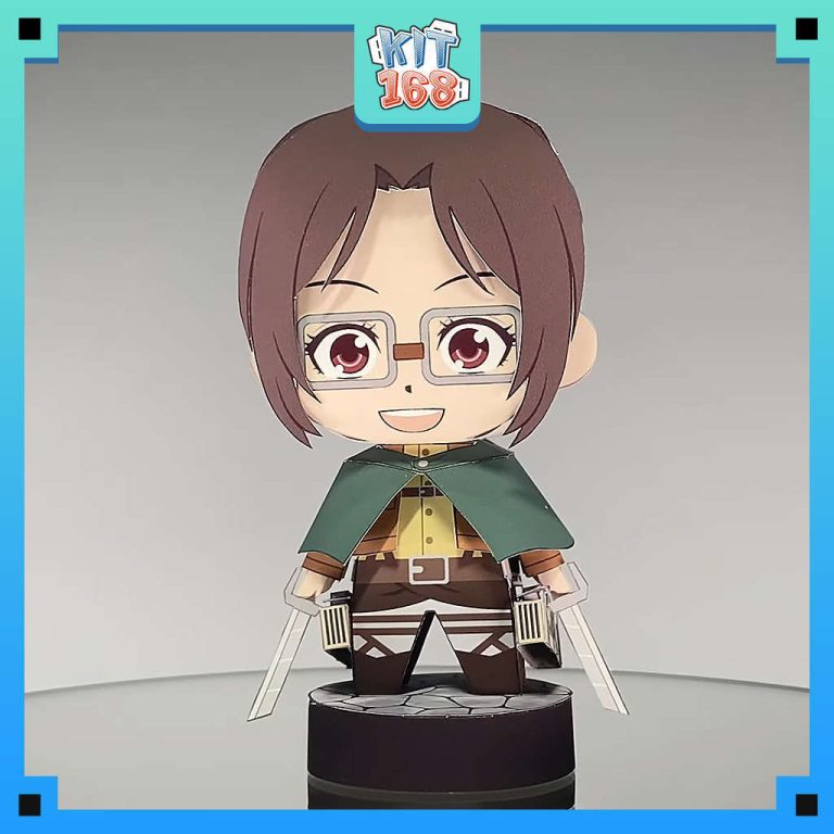 Mô hình giấy Chibi Hange Zoe ver 2 - Attack on Titan - Kit168 Shop mô ...