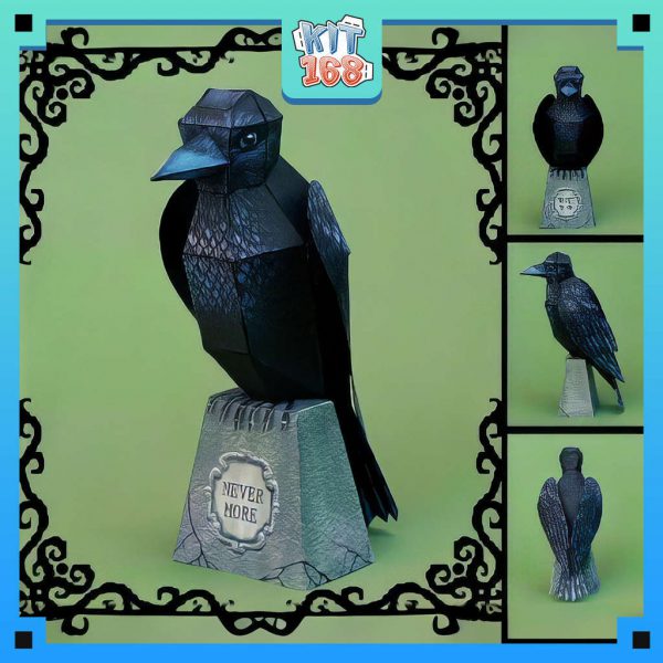 Mô hình giấy The Raven - Kit168 Shop mô hình giấy