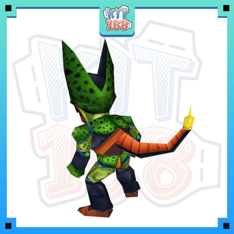 Mô hình giấy Chibi Cell form 2 - Dragon Ball - Kit168 Shop mô hình giấy